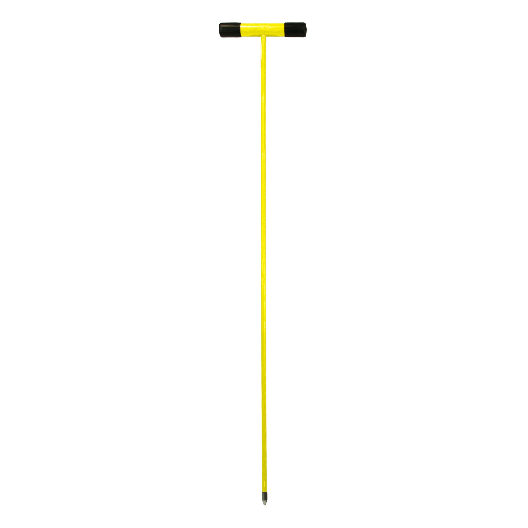 Utility Probe with Yellow 48 in. Fiberglass T-Handle, 0.5 in. Steel Tip ...